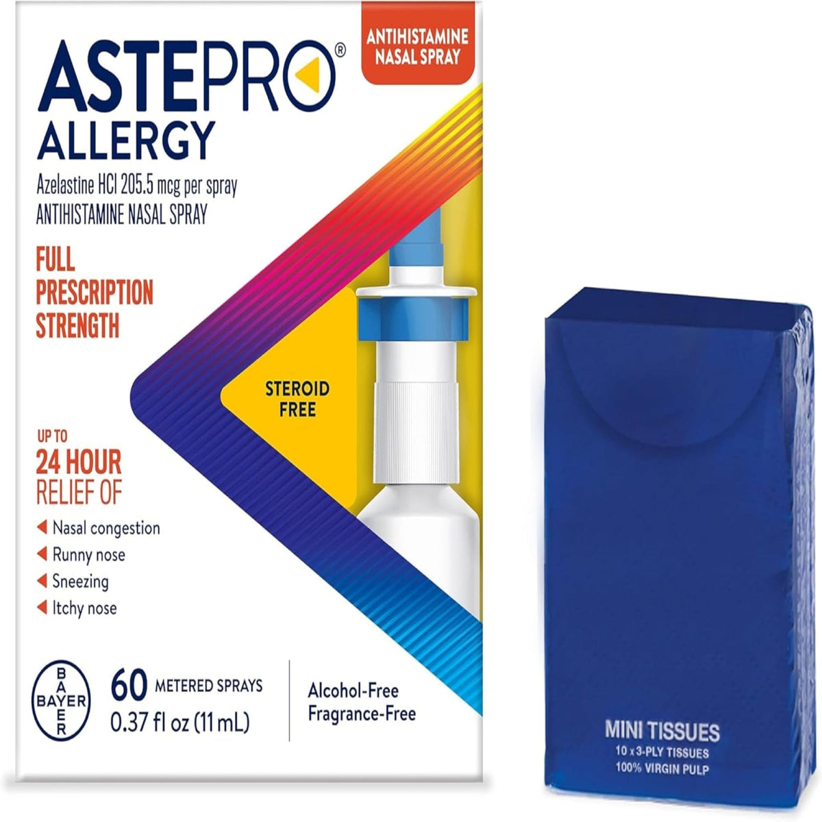Astepro Nasal Spray + Tissue Bundle (60 sprays) – AERii